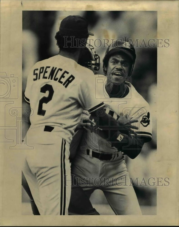 Press Photo Indians baseball players - cvb63361 - Historic Images