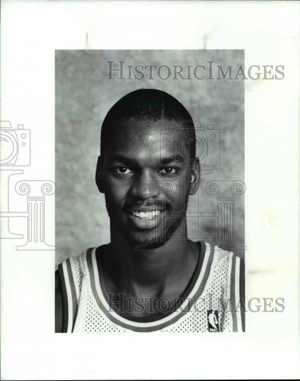 1987 Press Photo Cavs Kannard Johnson - cvb69777 - Historic Images