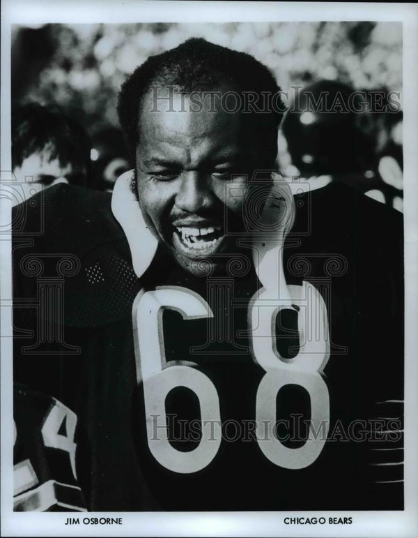 Press Photo Chicago Bears football player-Jim Osborne - cvb70385 ...
