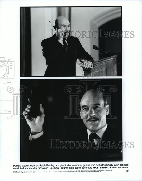 1997 Press Photo Patrick Stewart in Masterminds - cvb75753 - Historic ...