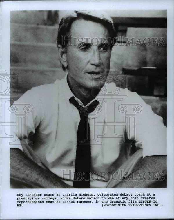1993 Press Photo Roy Scheider stars as Charlie Nichols-Listen To Me ...