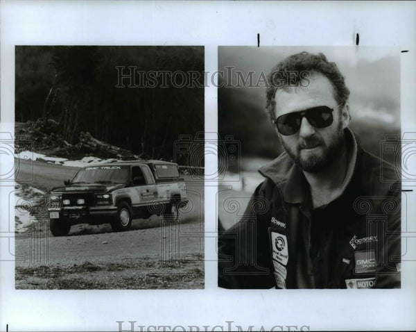1989 Press Photo Garry Sowerby races the Odyssey 87 Pan American Chall ...