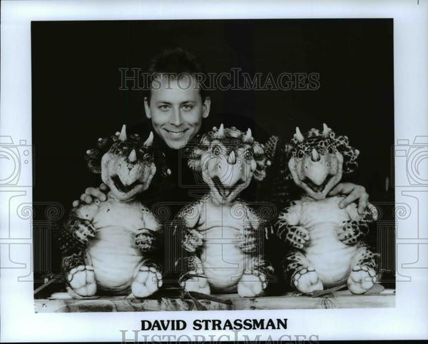 1983 Press Photo David Strassman, ventriloquist and comedian. - cvp994 ...