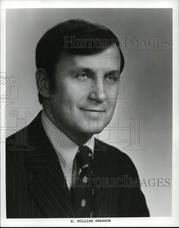 1977 Press Photo William Swanson-The Parker Pen Co. President - cvp996 ...