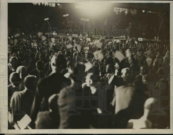 1930 Press Photo Audience at GOP National Convention Demonstration for ...