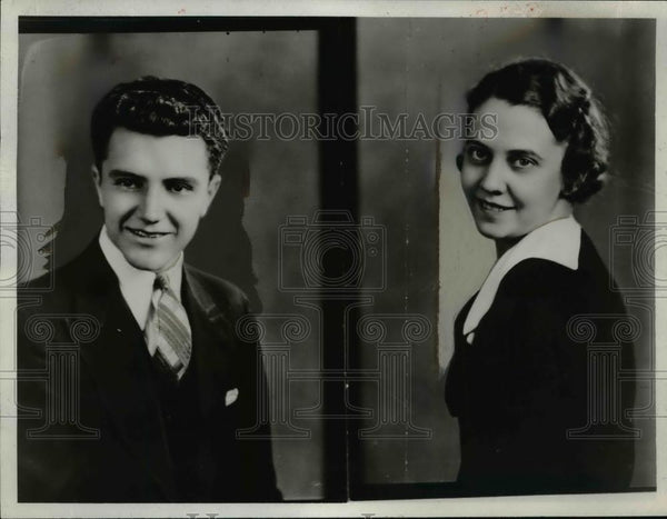 1937 Press Photo Distance Runners Archie San Romani, Lena Plumbley - n ...