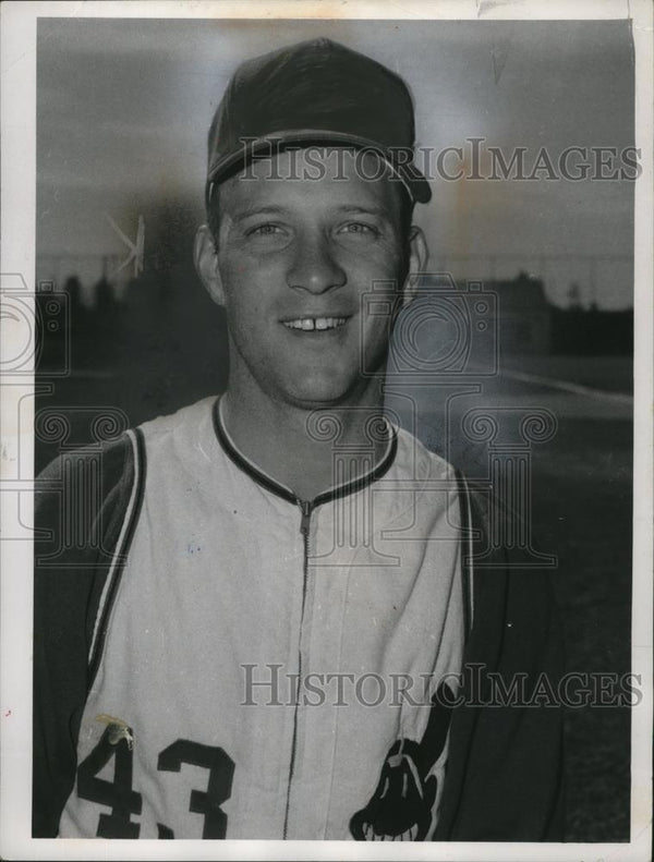 1966 Press Photo Lee Stange player for the Cleveland Indians. - cvb767 ...