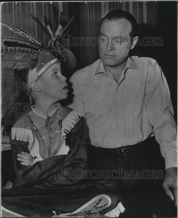 1955 Press Photo Kelly Hope youngest son, 9yrs old- Bob Hope - cvb7809 ...