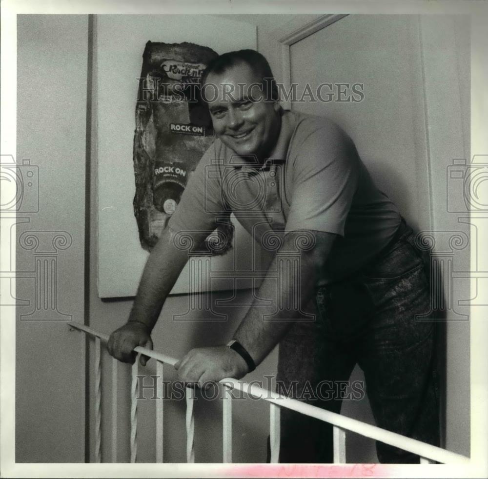1989 Press Photo Norm N Nite, Rock and Roll Hall of Fame DJ and Author ...