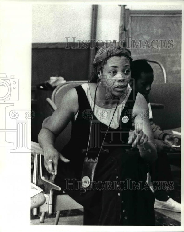1989 Press Photo Renee Matthews Jackson, director of summer theater at ...