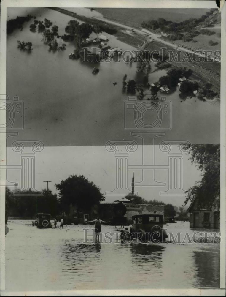 1932 Press Photo Flooding in Fort Crook, Nebraska - nef20221 - Historic ...