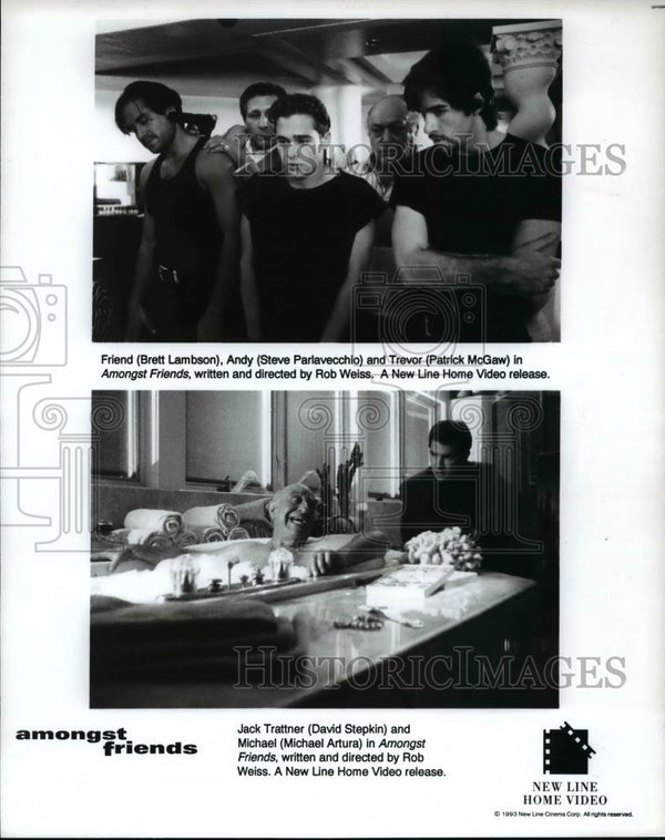 1994 Press Photo Brett Lambson and Steve Parlavecchio star in Amongst ...