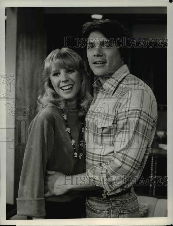 1978 Press Photo Sally Hightower, Jay Hammer in The Jeffersons on CBS ...