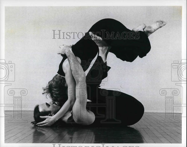 1995 Press Photo Frankie Hart, Nick Carlisle, CWRU faculty dance conce ...