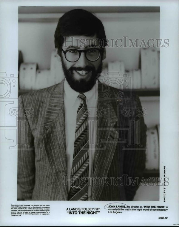 1985 Press Photo Into the Night director John Landis - cvb14664 ...