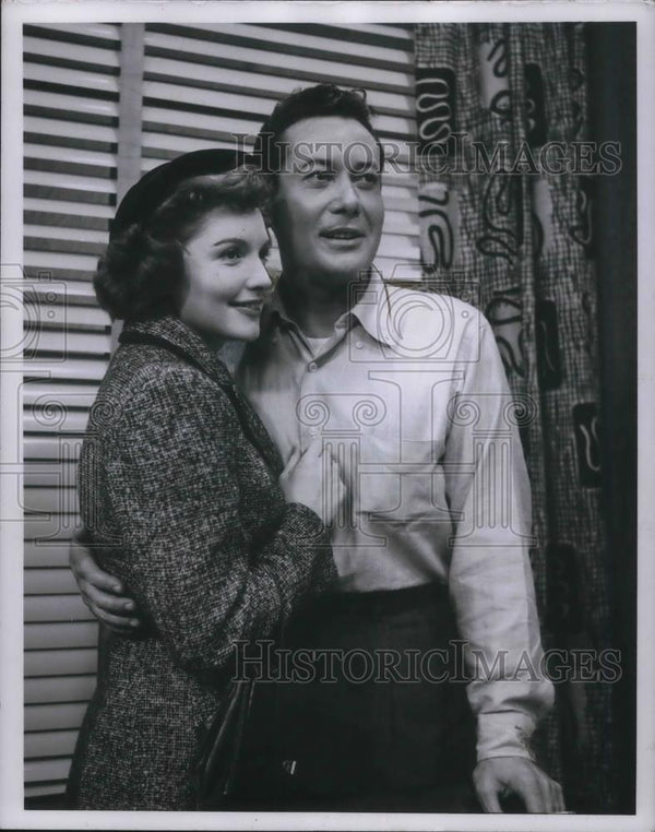1955 Press Photo Pat Barry Tod Andrews Soap Opera First Love NBCTV - c ...