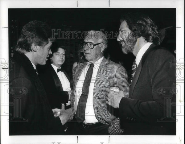 1989 Press Photo David Ward Bob Feller and Chris Chesser - cvp18428 ...
