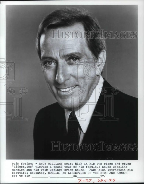 Press Photo Andy Williams in Lifestyles of the Rich and Famous - cvp19 ...