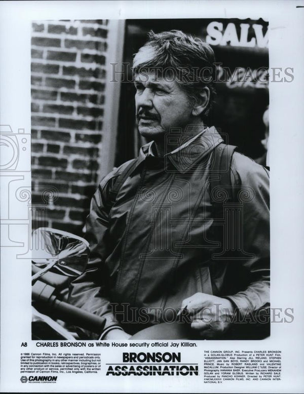 1987 Press Photo Bronson Assasination - cvp53471 - Historic Images
