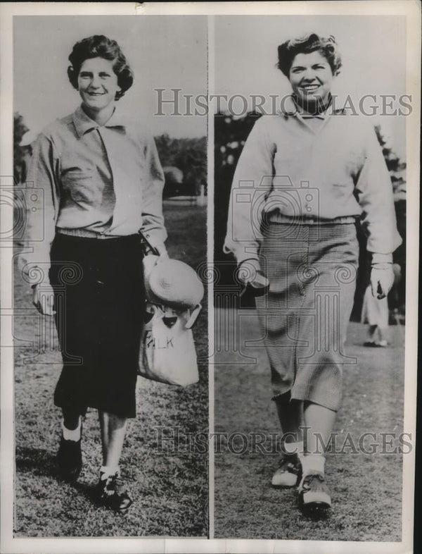 Mary Lena Faulk and Barbara Romack, North & South Women's Tourn 1952 ...