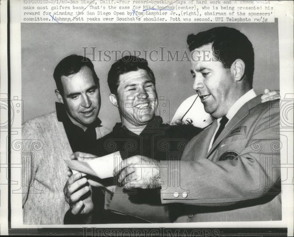 Mike Souchak wins San Diego Open Tom Lanphier Jr, John Pott 1960 ...
