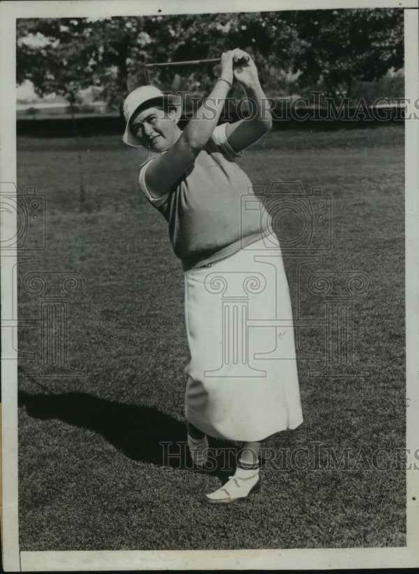 Dorothy Traung at Women's National golf Whitemarsh PA 1934 Vintage ...