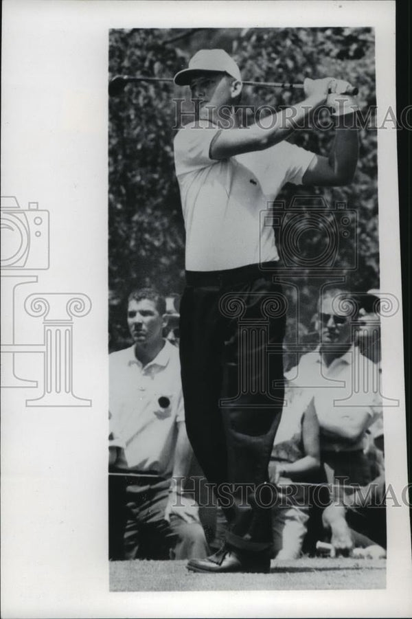 Golfer Jacky Cupit on a tournament course 1962 Vintage Press Photo ...