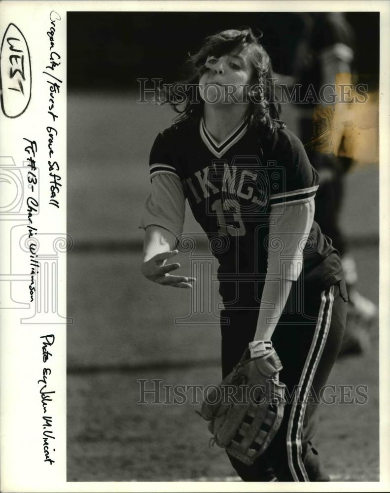1987 Press Photo Rithcer Charlie Williamson fires a pitch - orb00040 ...