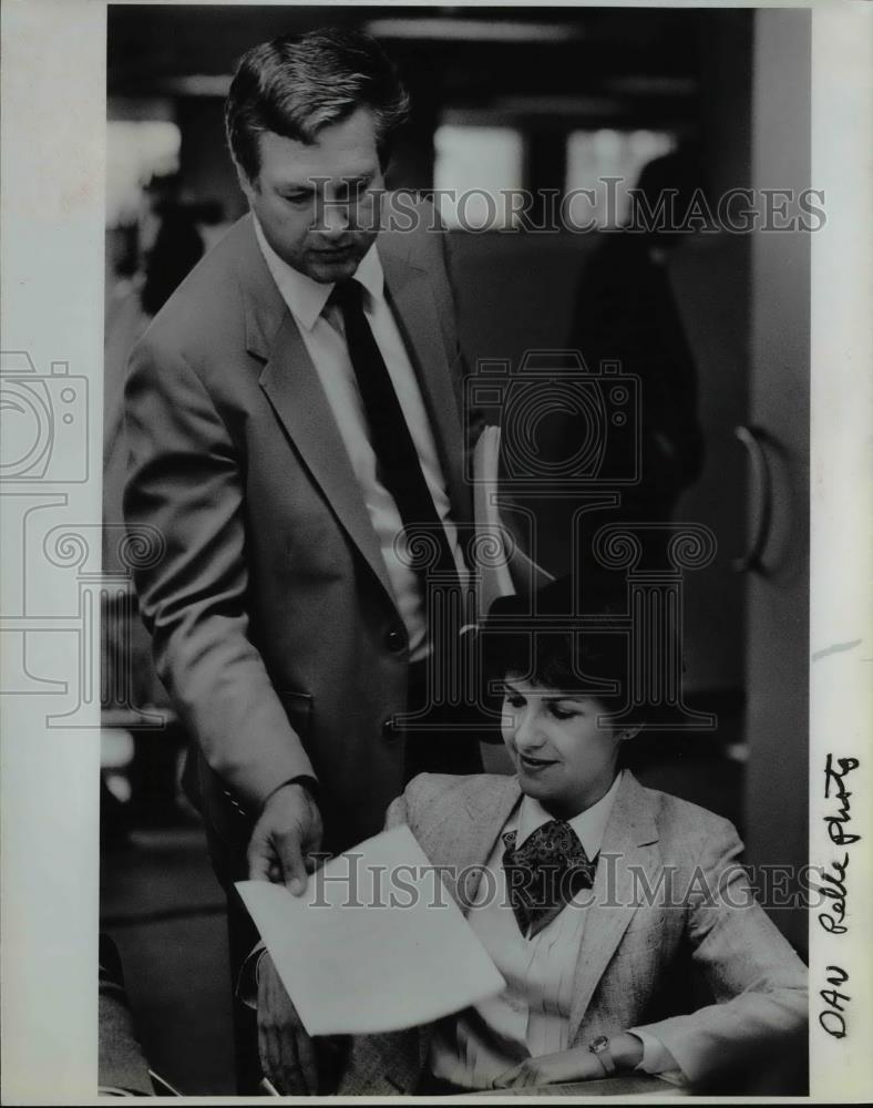 1986 Press Photo Terry Novak and Marguerite Schellentrager - spa13429 ...