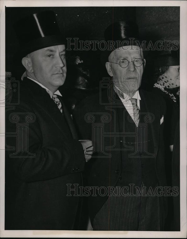 1939 Press Photo New York Mr.William Spellman and Judge J. Garrity NYC ...