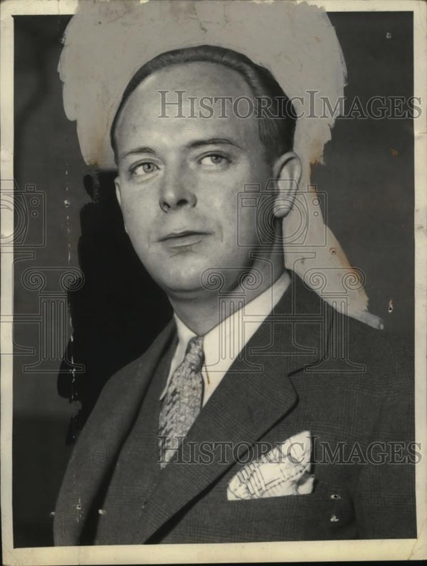 George Swan 1935 Vintage Press Photo Print - Historic Images