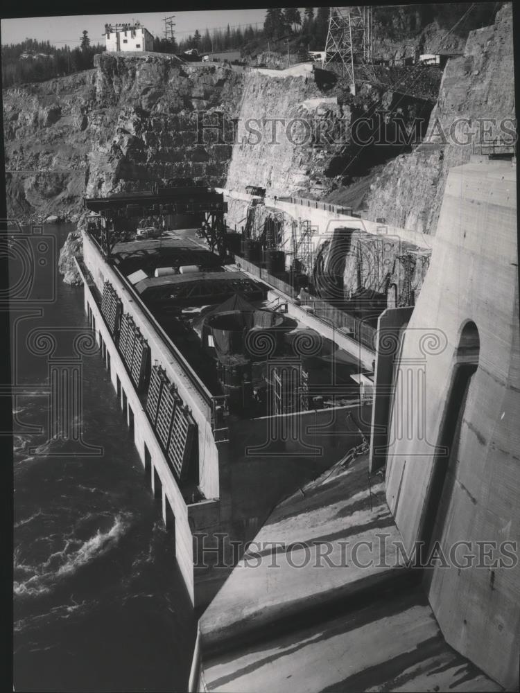 1953 Press Photo Cabinet Gorge Powerhouse-Washington Water Power-Power ...
