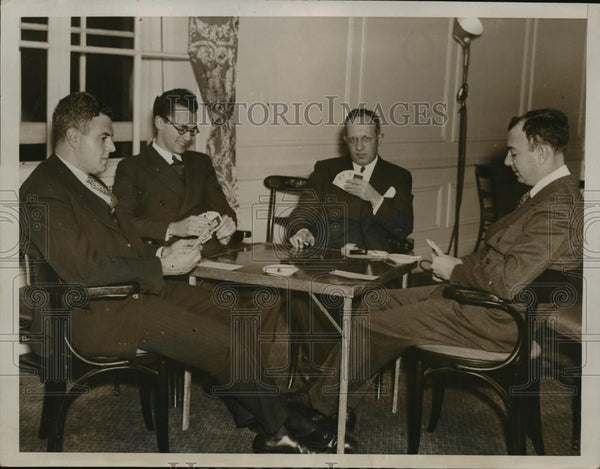 1936 Press Photo New York Vanderbilt bridge trophy tournament NYC - ne ...