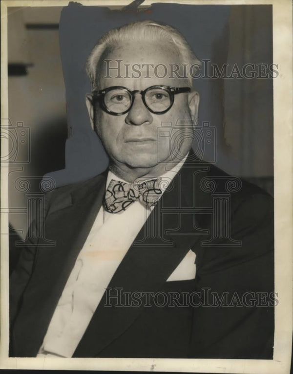 Fred Sowers Rotary Club Secretary 1954 Vintage Press Photo Print ...