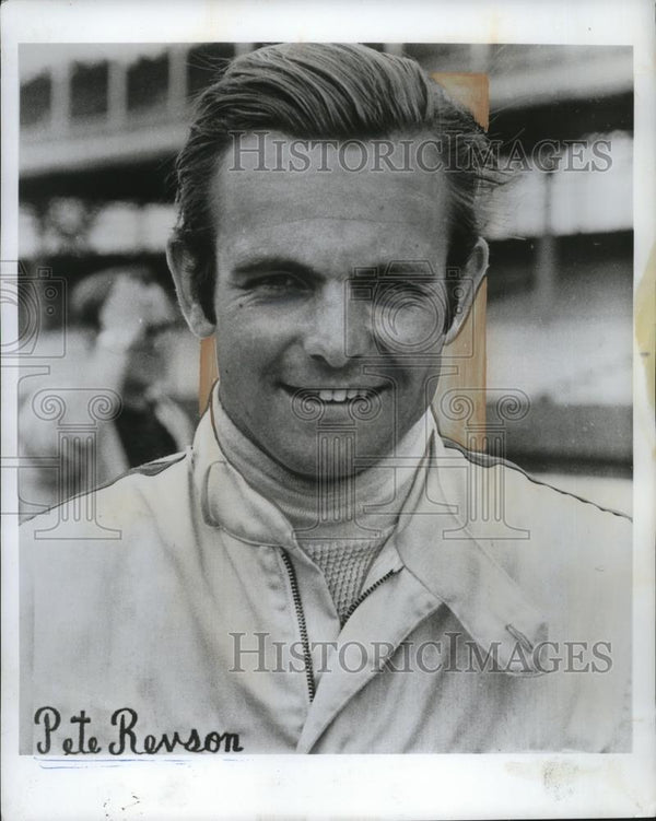 Pete Revson 1970 Vintage Press Photo Print - Historic Images