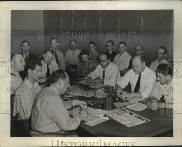 Advisory Draft Board Cleveland Ohio Edwin Bergman 1942 Vintage Press ...