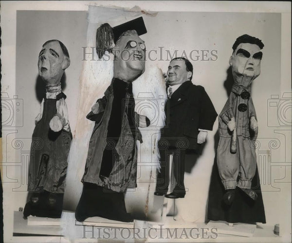 Political Puppets at Sachs Furniture Store Exhibit, New York 1940 ...