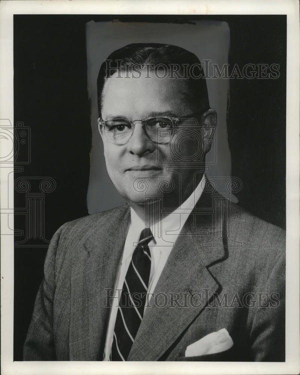 John P Allen of Shaker Heights, Ohio 1955 Vintage Press Photo Print ...