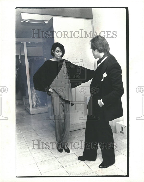 1981 Press Photo Ronaldus Shamask fashion designer - Historic Images