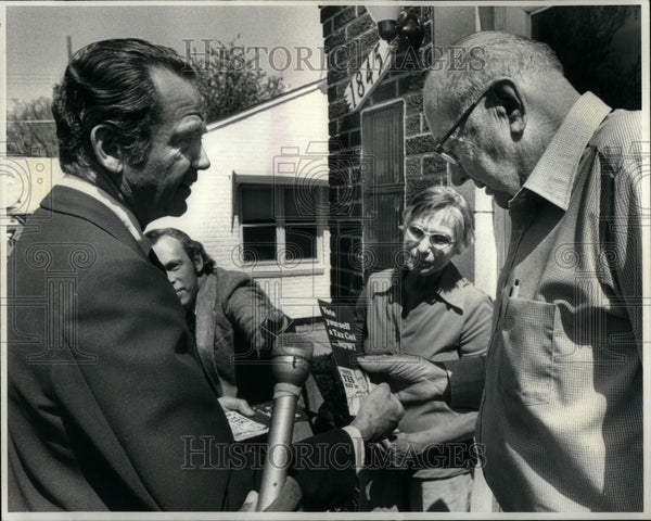 1981 Press Photo Governor Milliken Anna Everette Miller - Historic Images