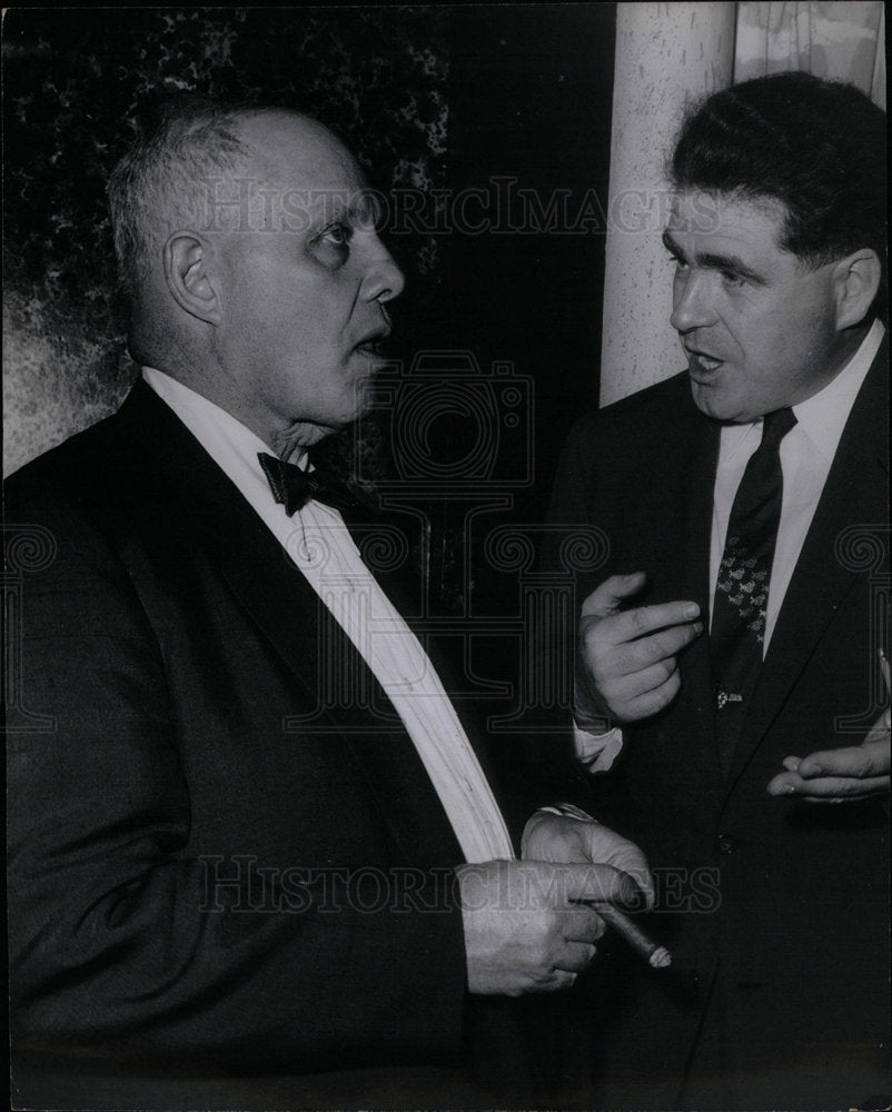 1958 George Meany Admiral Louis Denfield - Historic Images