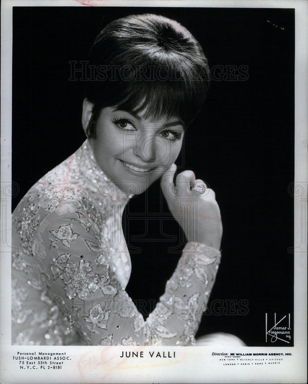 1965 June Valli publicity photo - Historic Images