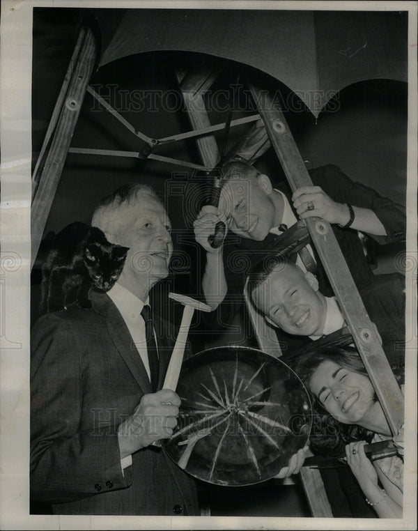 1965 Nathaniel Leverone Anti-superstition - Historic Images