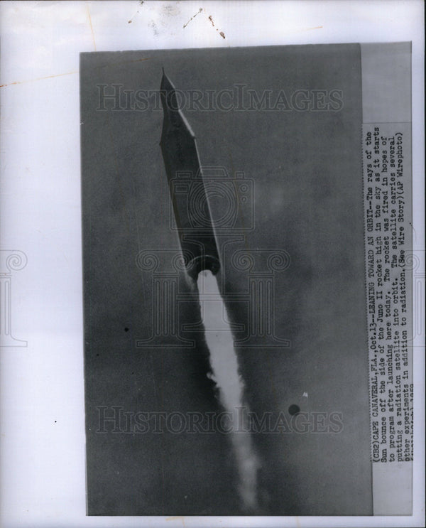 1959 Juno II Rocket Radiation Satellite - Historic Images