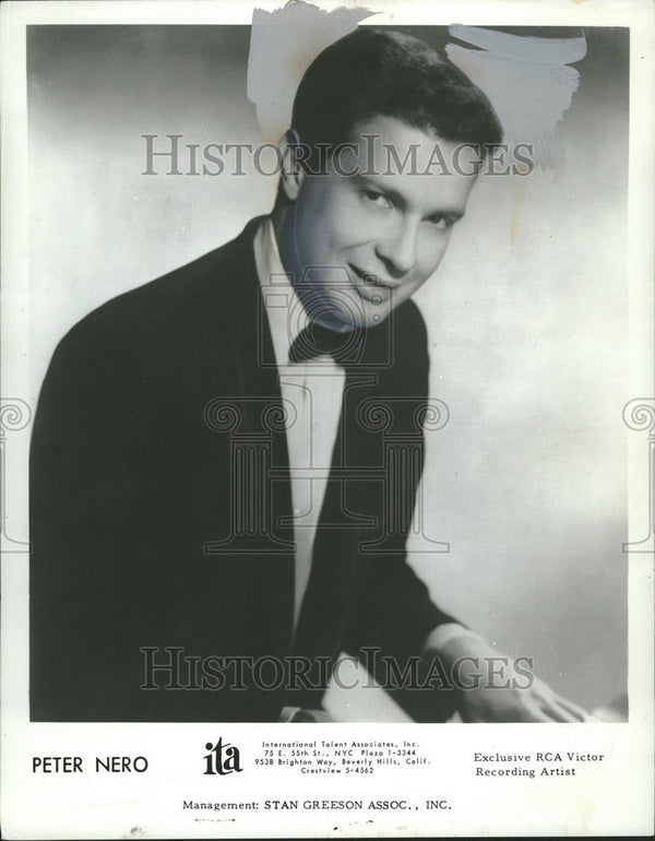 Peter Nero Pianist 1963 Vintage Press Photo Print - Historic Images