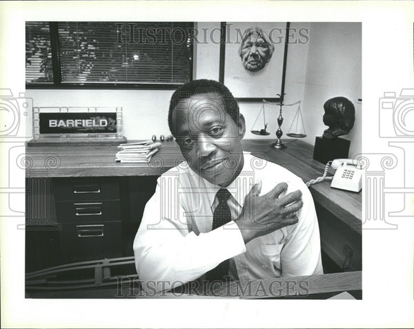 John Barfield Businessman of Year 1984 Vintage Press Photo Print ...
