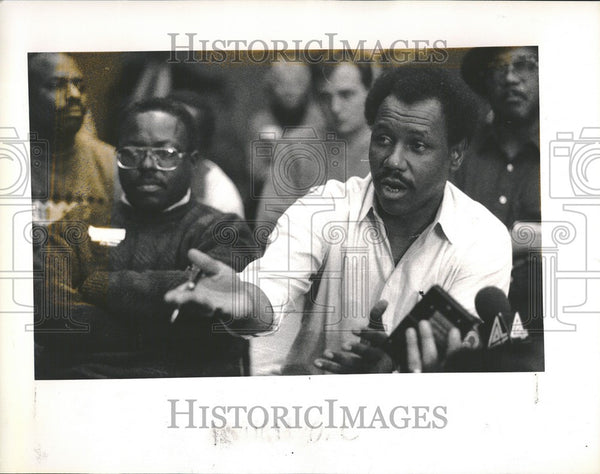Tom Barrow Detroit Mayoral Candidate 1989 Vintage Press Photo Print ...