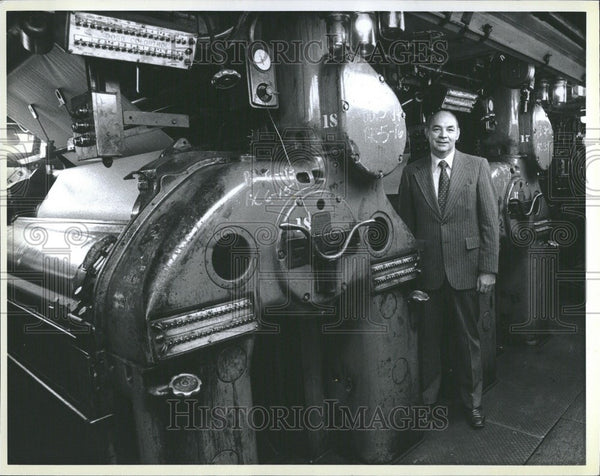 President of Rockwell Goss, Ron White 1979 Vintage Press Photo Print ...