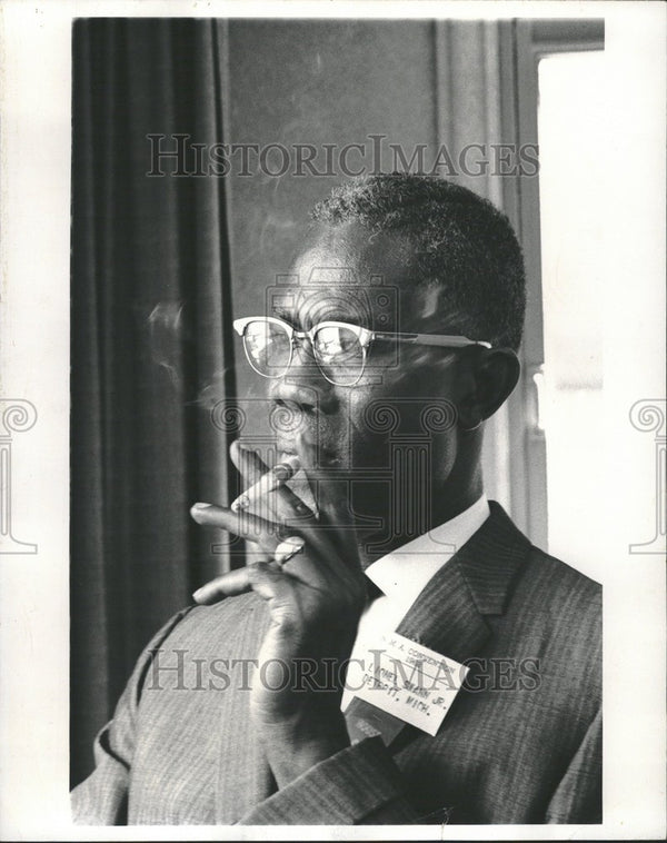 Dr. Lionel Swann Jr 1962 Vintage Press Photo Print - Historic Images