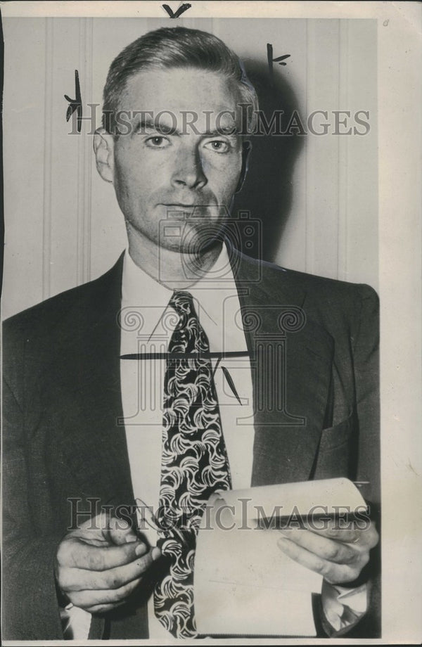William Remington Economist American 1948 Vintage Press Photo Print ...